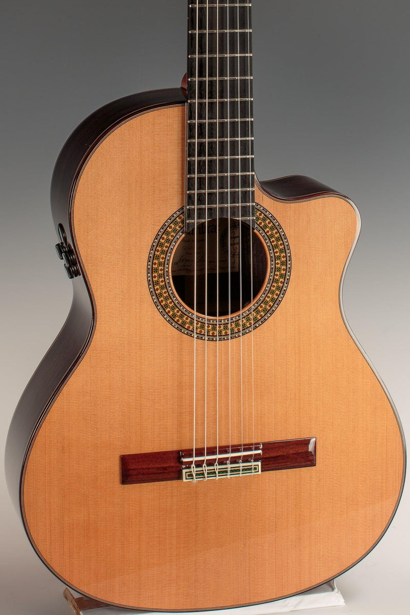 Alhambra 9P CW E8 Cutaway Classical Guitar w/ Fishman Flex M Preamp
