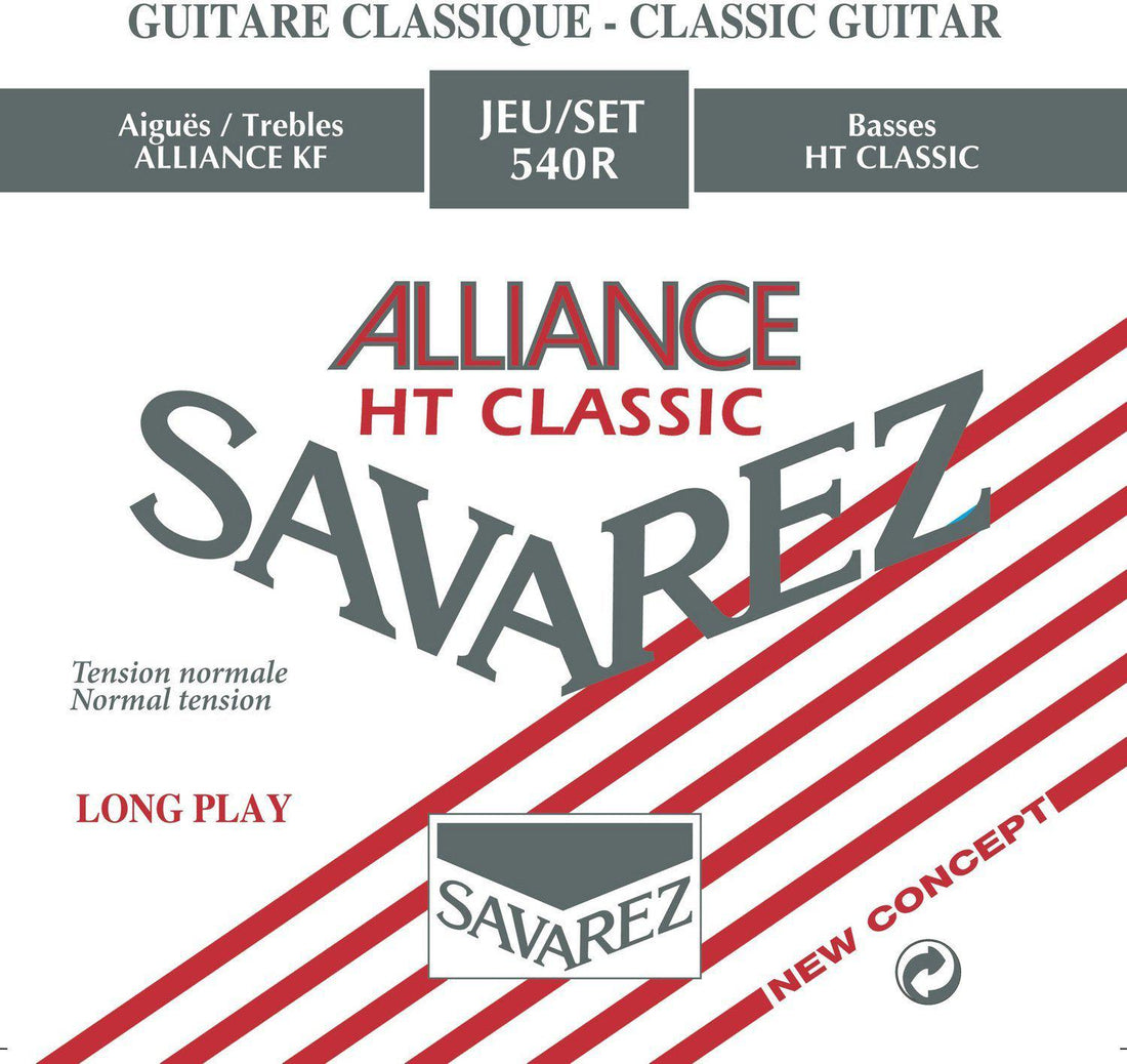 Savarez 540R Alliance Normal Tension Classical Guitar Strings