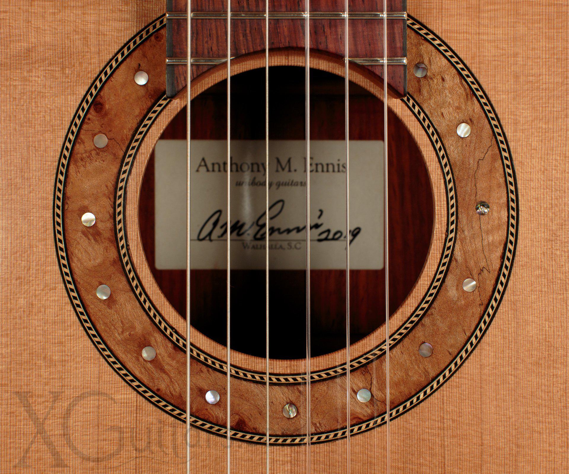 Tony Ennis Classical Guitar - Cedar Top - Handmade in USA