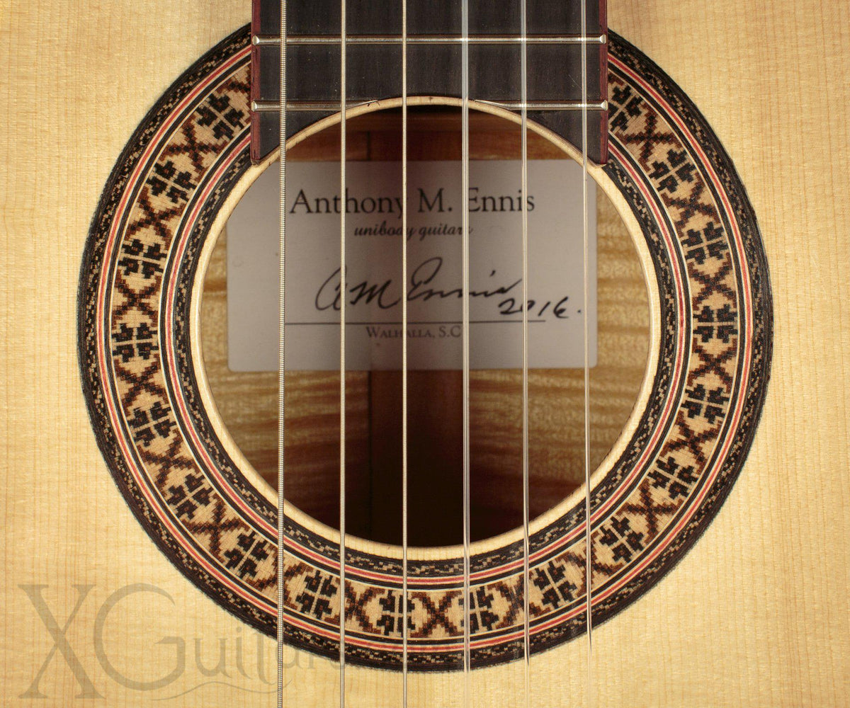 Tony Ennis Classical Guitar - Spruce Top - Handmade in USA